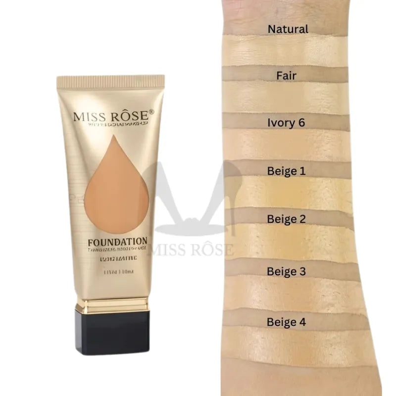 Miss Rose Moisturizing Long Lasting Foundation | Natural Finish – MissRose